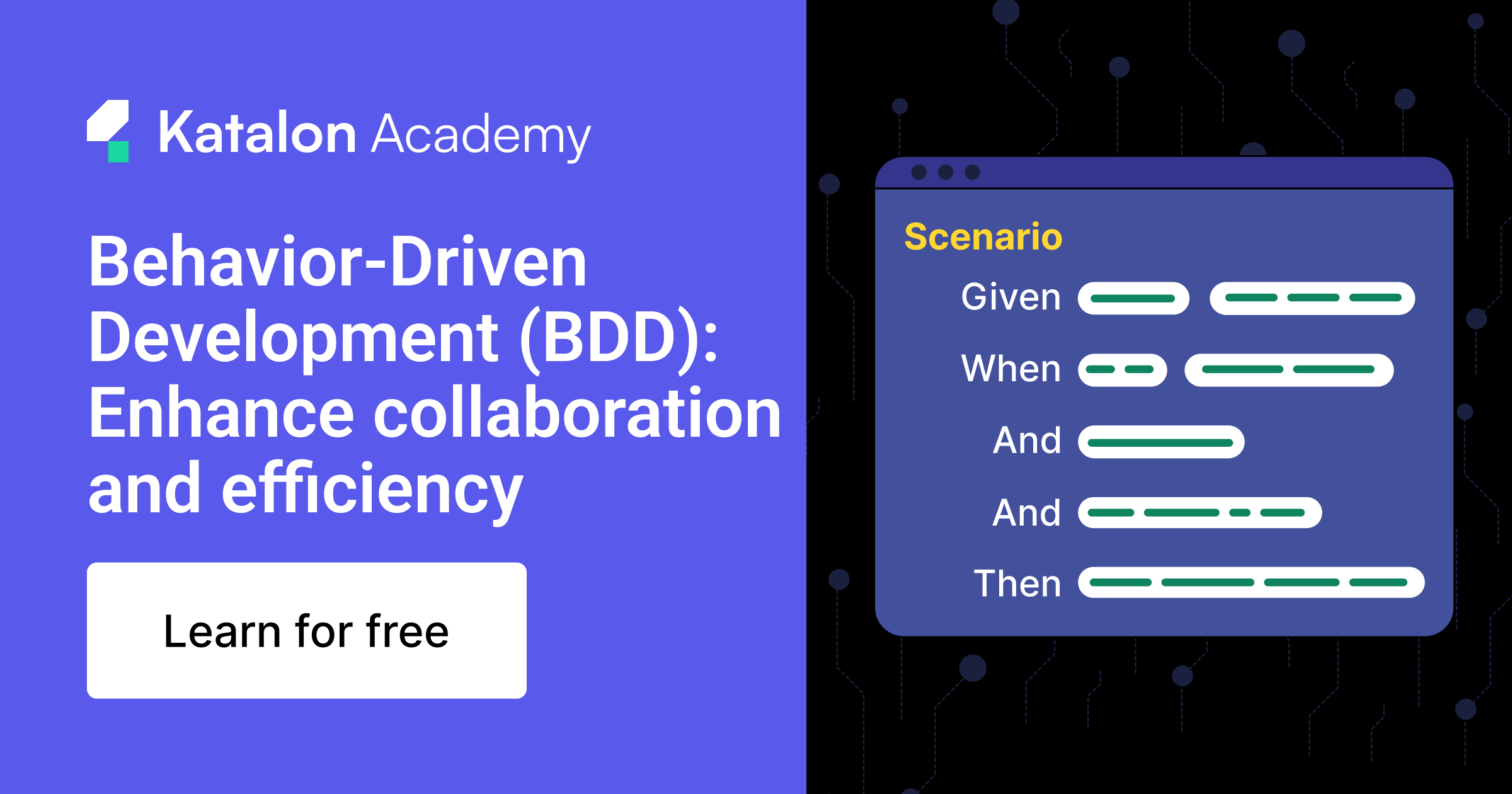 Boost testing efficiency with Behavior-Driven Development (BDD)