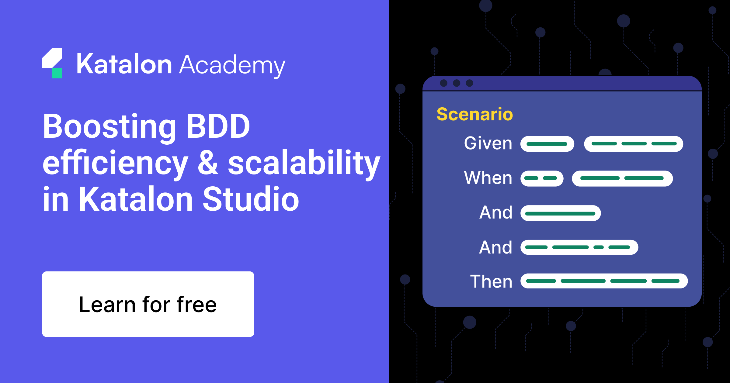 Boosting BDD efficiency and scalability in Katalon Studio