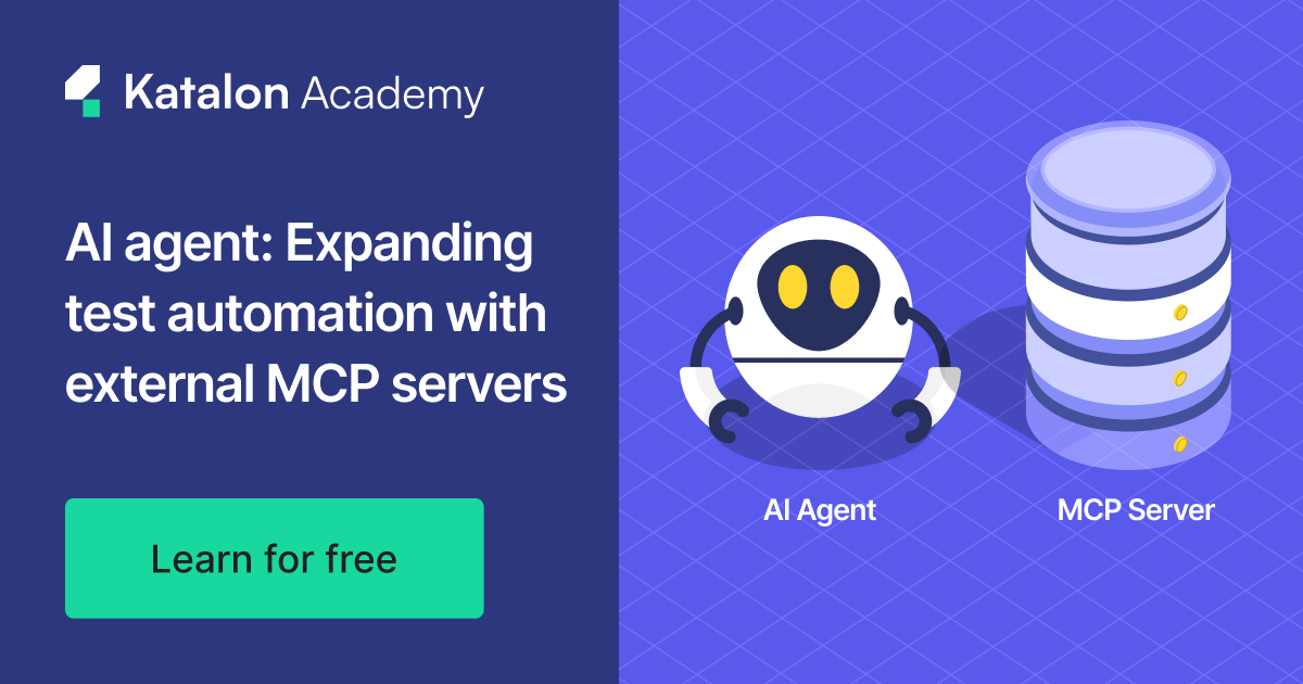 Katalon Studio AI agent: Expanding with external MCP server